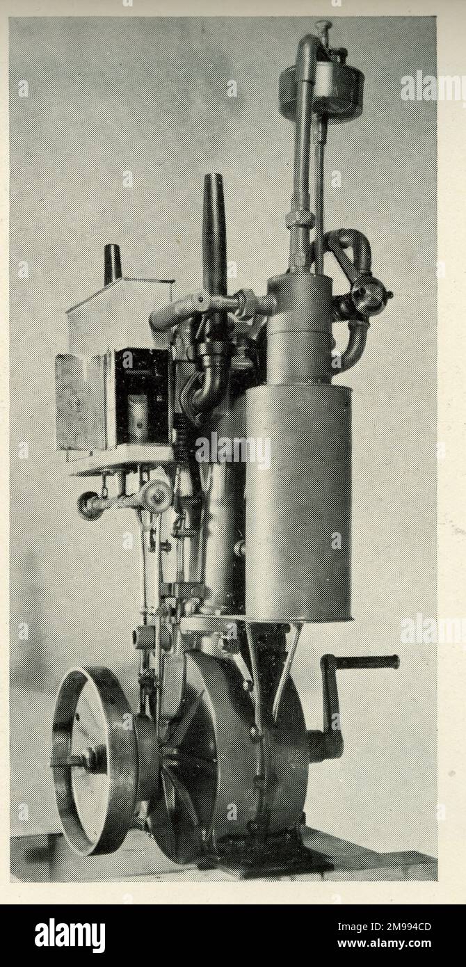 Early Motor Cars - First Vee-Type Daimler Engine, 1889 Stock Photo - Alamy