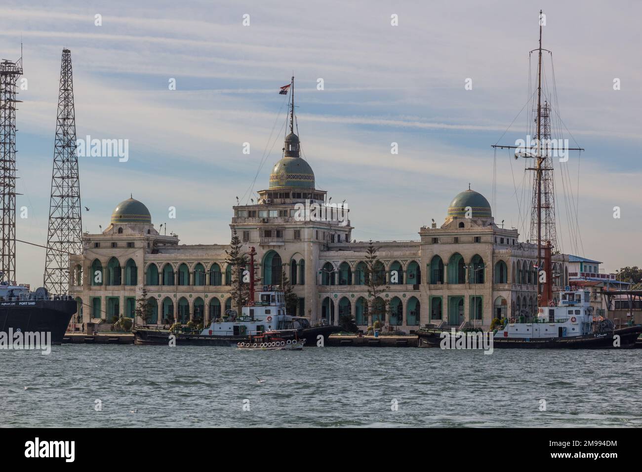 Suez canal authority building hi-res stock photography and images - Alamy