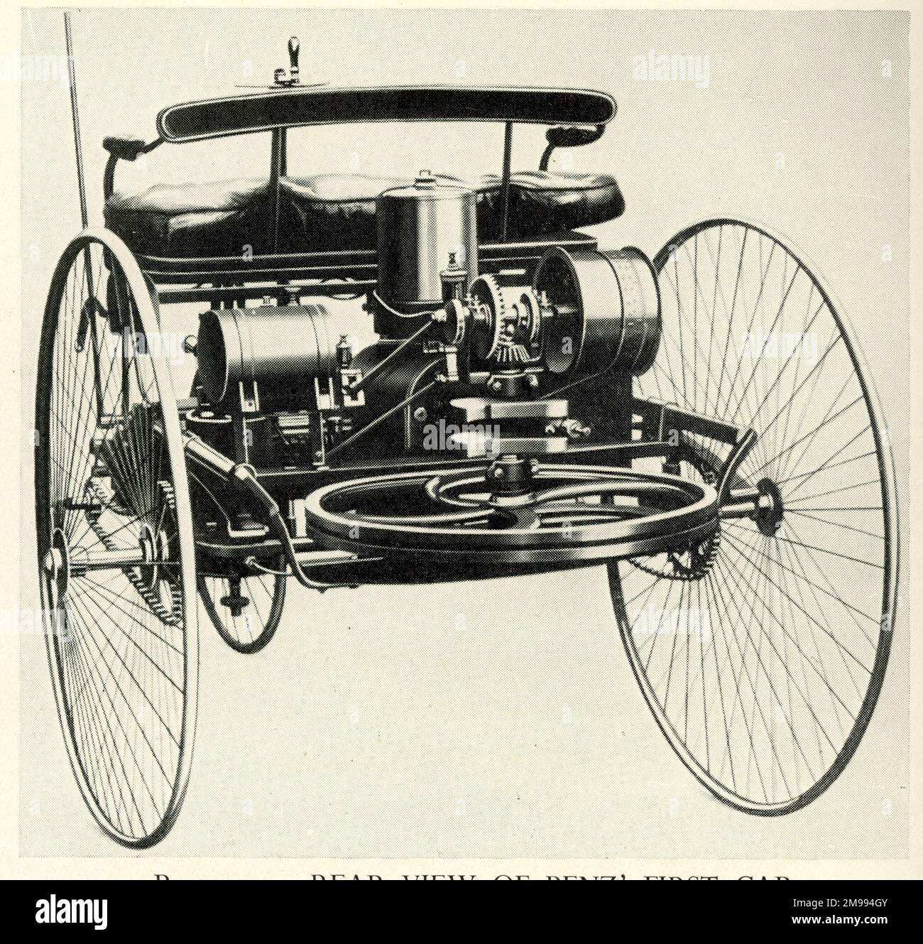 Karl Benz First Car Diagram