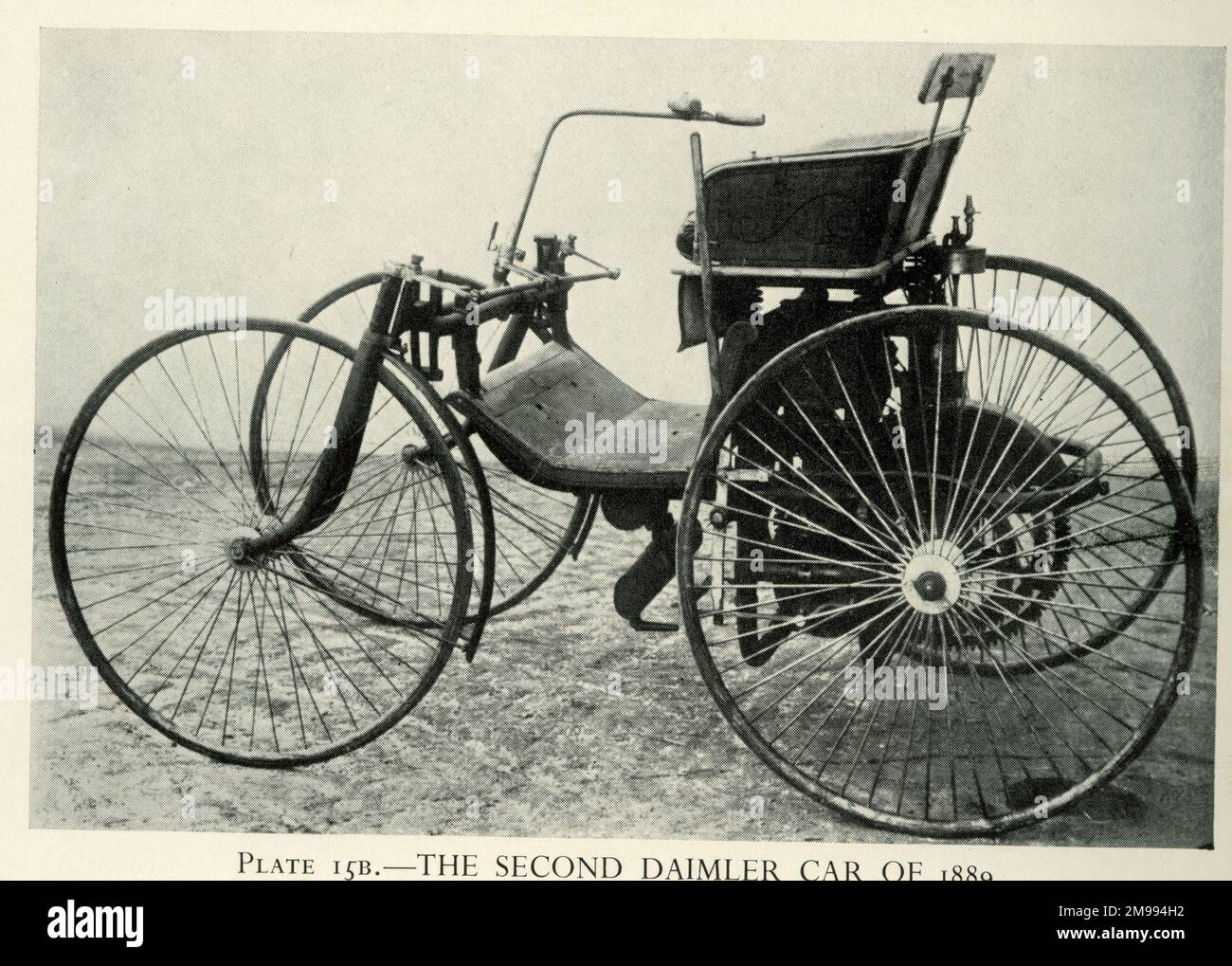 Early Motor Cars - Second Daimler Car of 1889 Stock Photo - Alamy