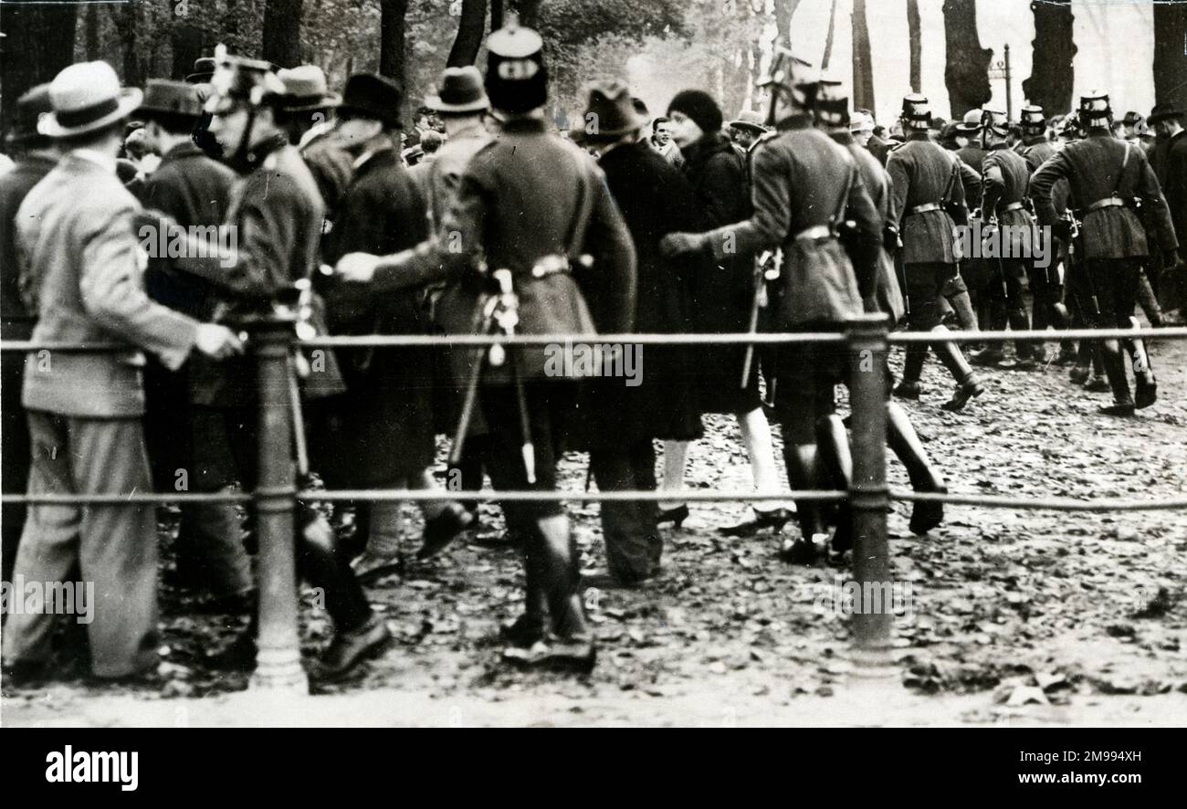 Fascist riots marked the opening of the German Parliament in Berlin ...