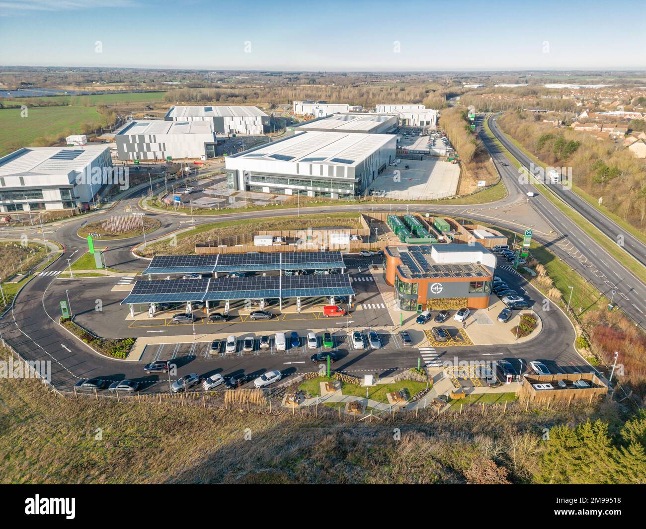 Electric forecourt gridserve hi-res stock photography and images - Alamy