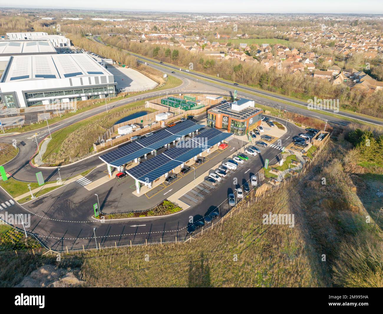 Gridserve Electric Forecourt Stock Photo - Alamy