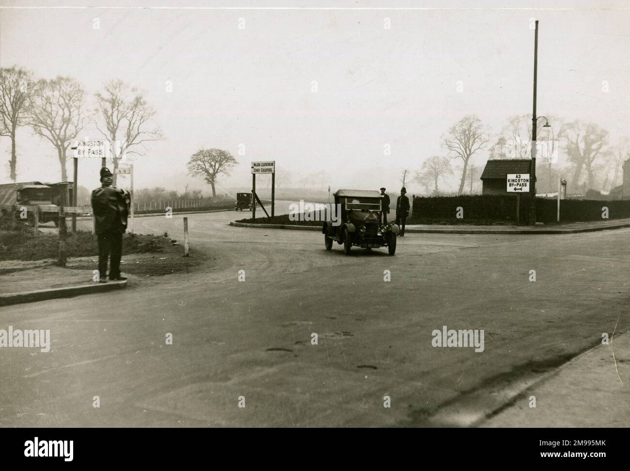 New A3 bypass junction at Kingston Hill and Robin Hood Gate, Richmond ...