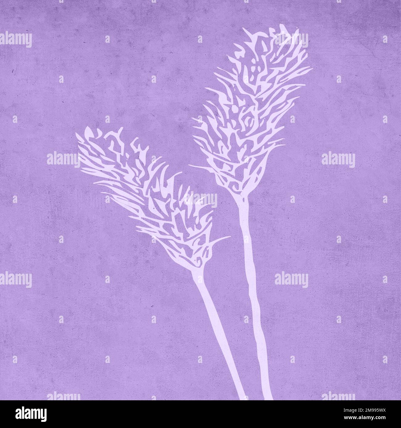 Printable trendy botanical card. Use for cover, wallpaper, wall art ...