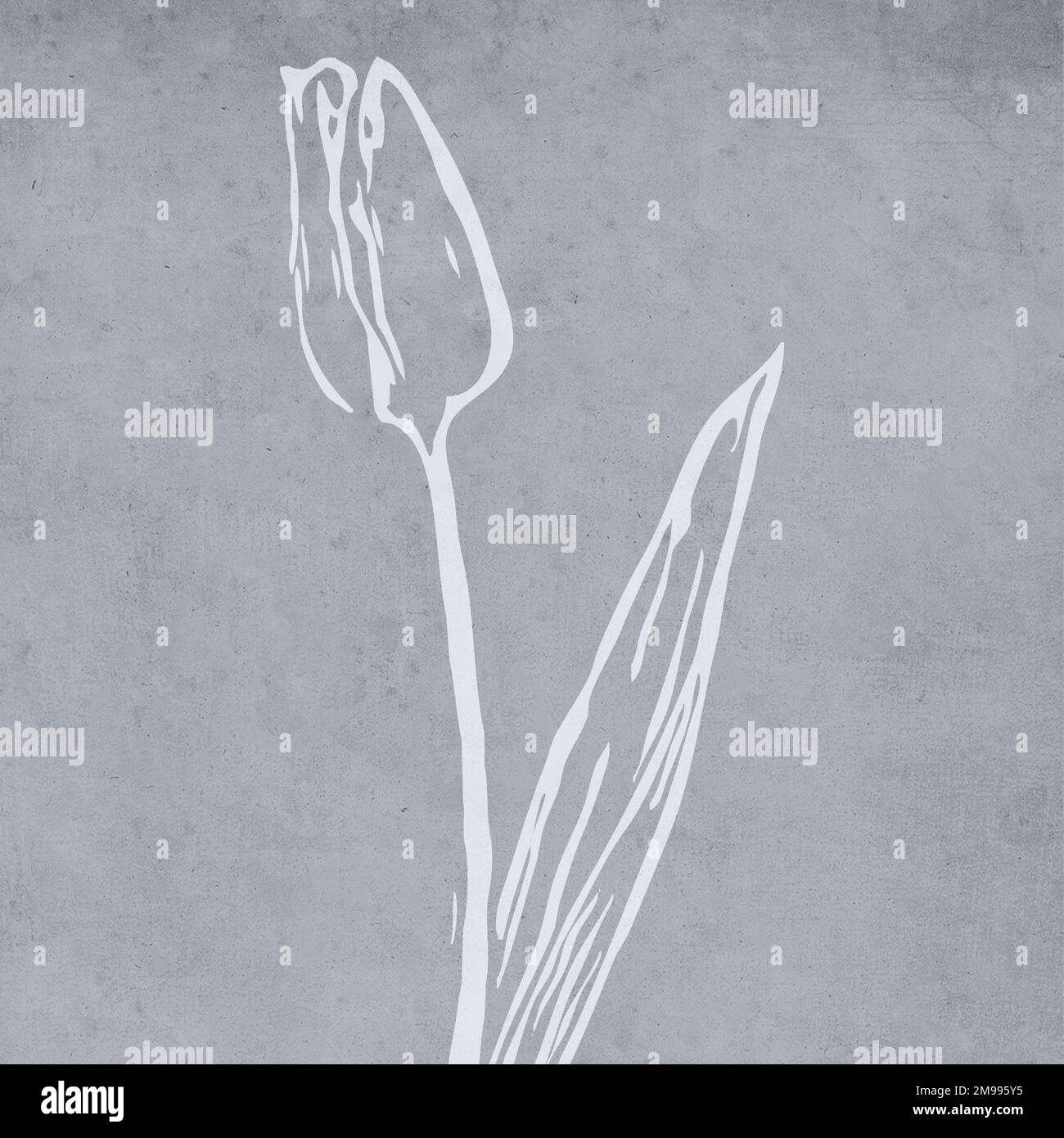 Printable trendy botanical card. Use for cover, wallpaper, wall art ...