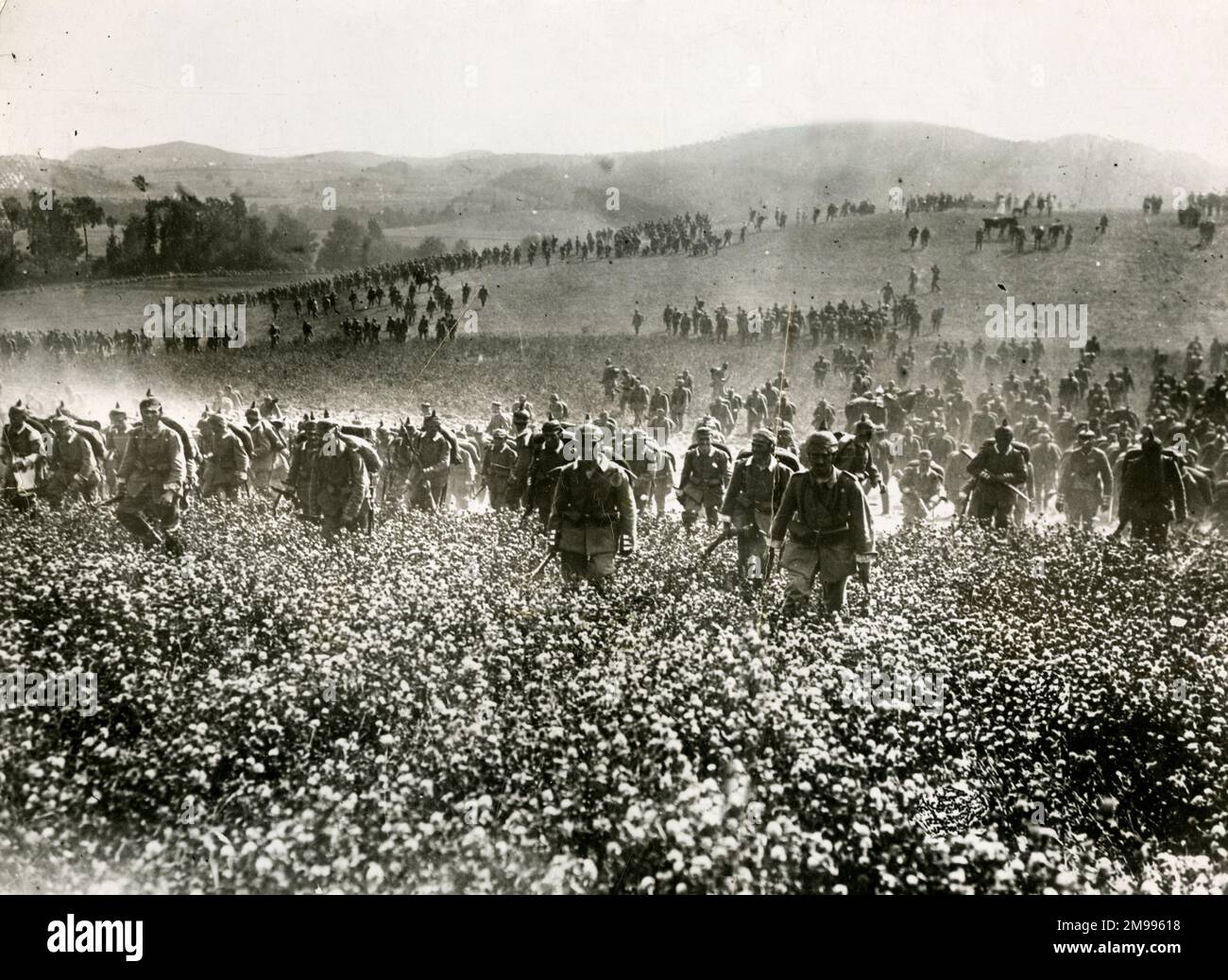 German troops on the Western Front, France, during the First World War ...