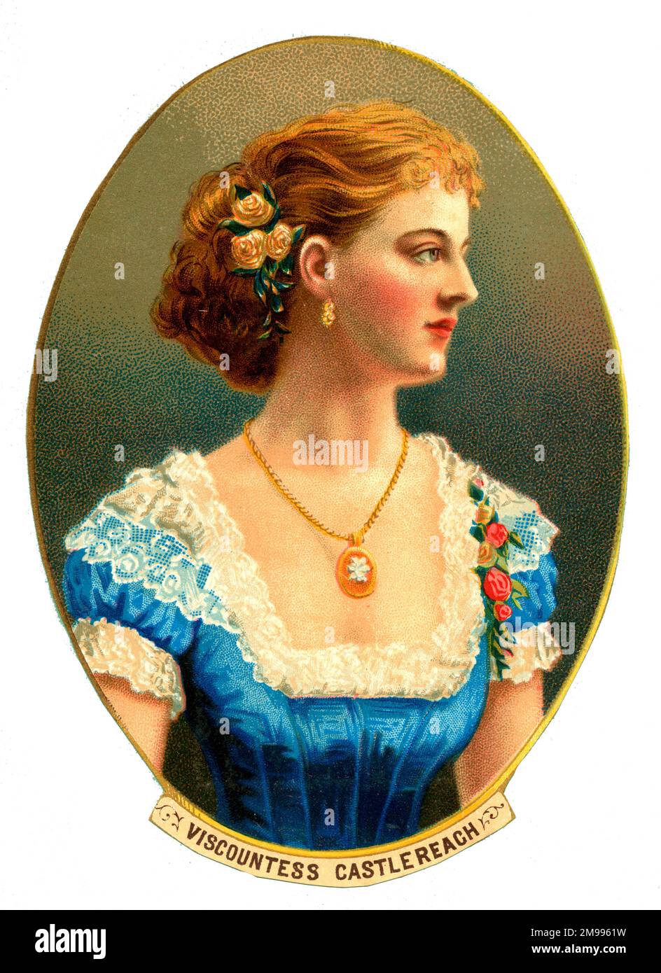 Edith Helen Chaplin, Viscountess Castlereagh (1878-1959), wife of the ...