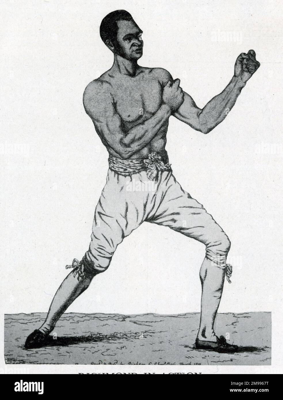 Bill Richmond, boxer, in action Stock Photo - Alamy