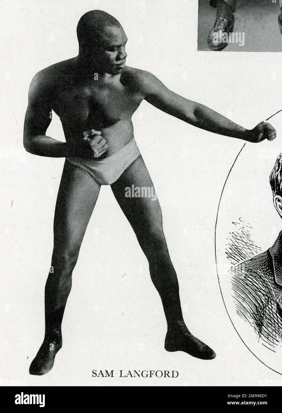 Sam Langford, boxer Stock Photo - Alamy