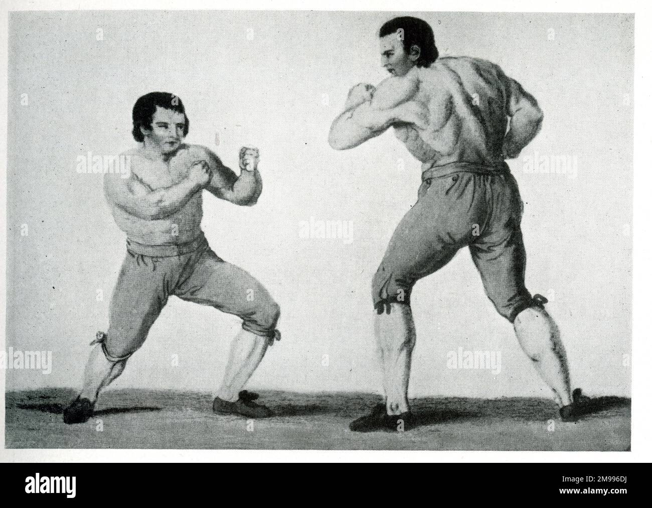 Tom Johnson and Isaac Perrins, boxing at Banbury Stock Photo - Alamy