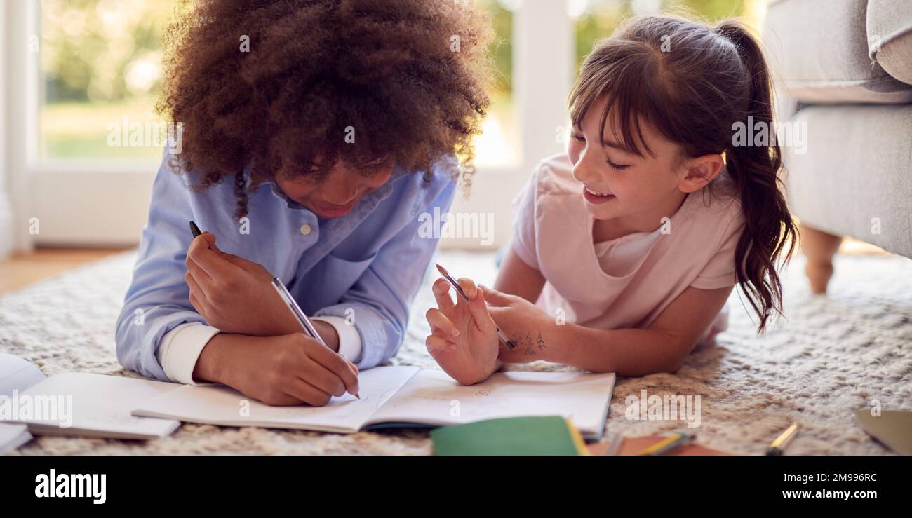 African american boy doing homework hi-res stock photography and images ...