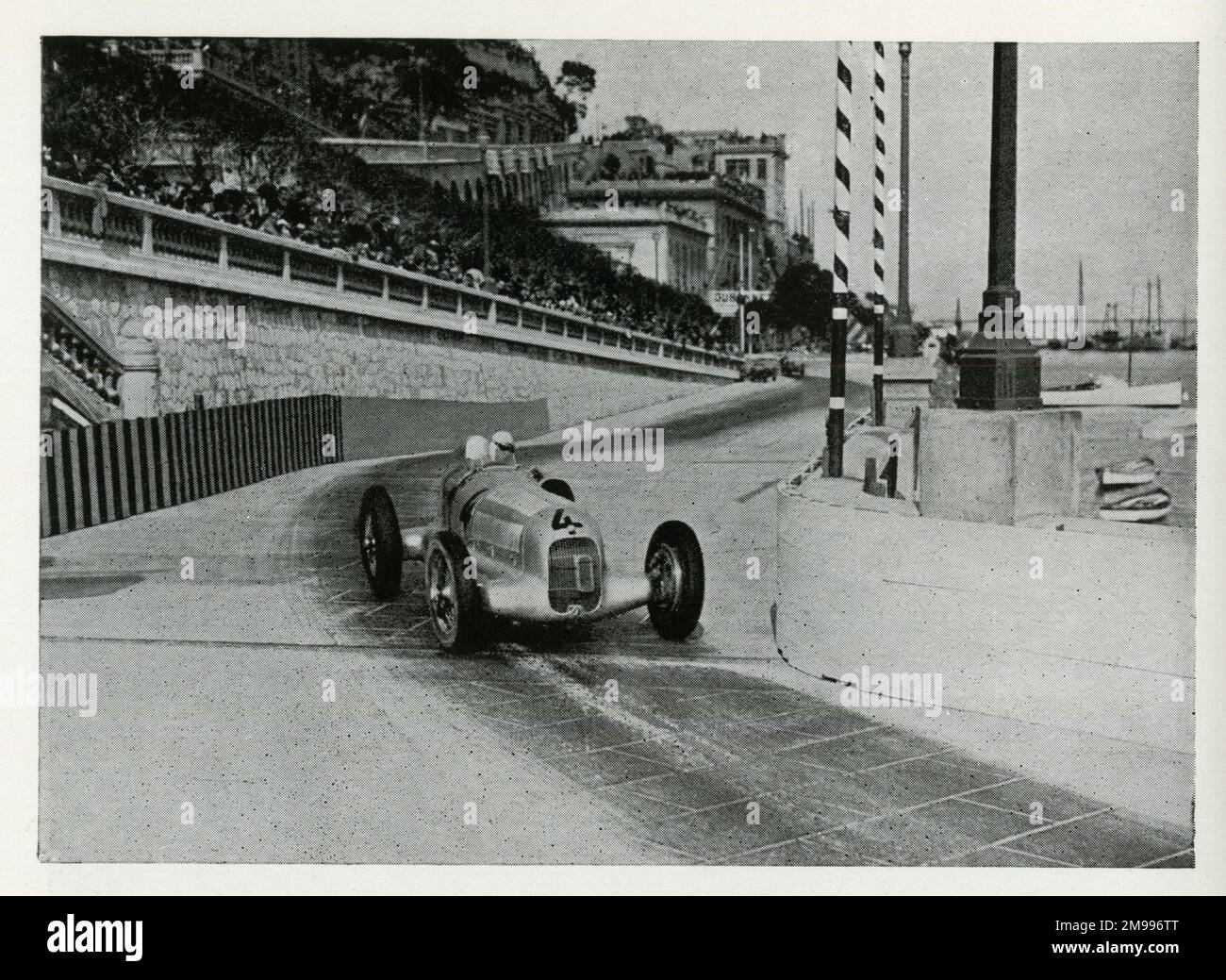 Luigi Fagioli, winner Monaco Grand Prix 1935, running down the ...