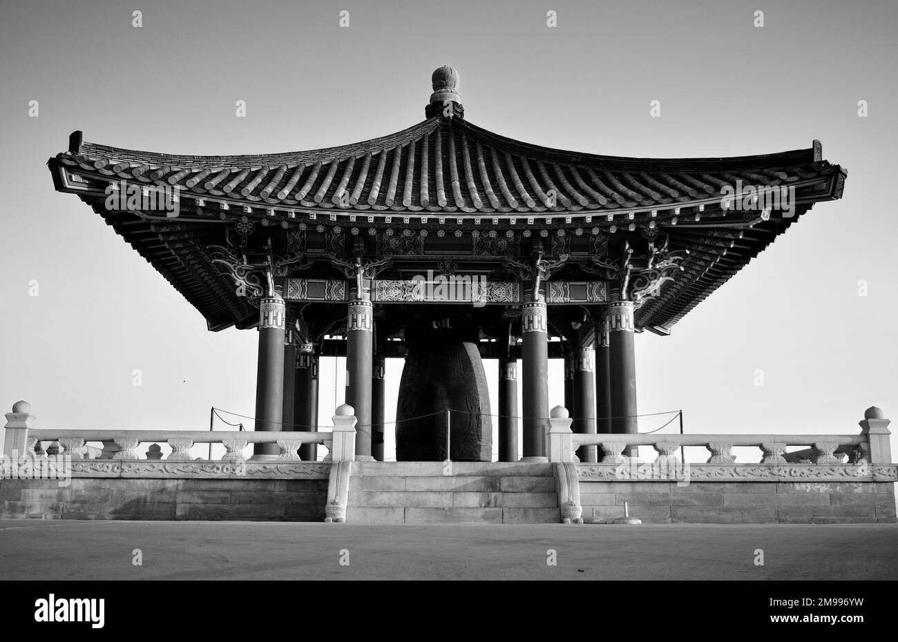 A Korean Friendship Bell in San Pedro Stock Photo - Alamy