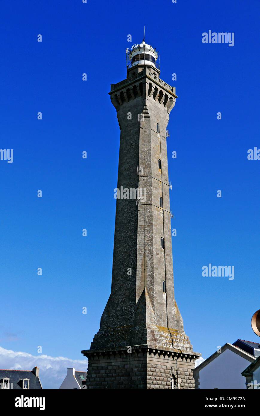 Eckmuhl lighthouse, Pointe de Penmarch, Finistere, Bretagne, France ...