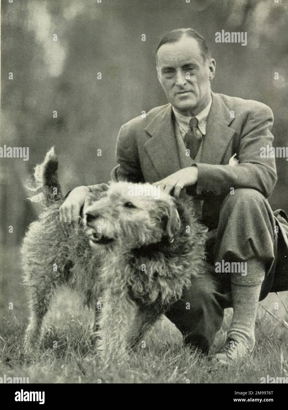 Sir Malcolm Campbell, motor racing driver and land speed record winner ...