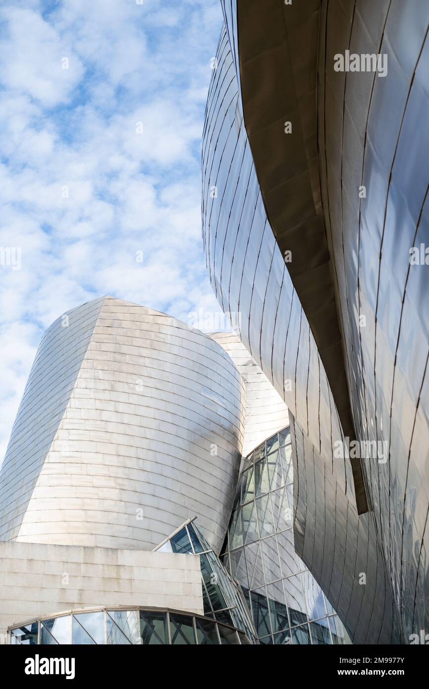 Detail of The Guggenheim Bilbao, by Frank Gehry Stock Photo - Alamy