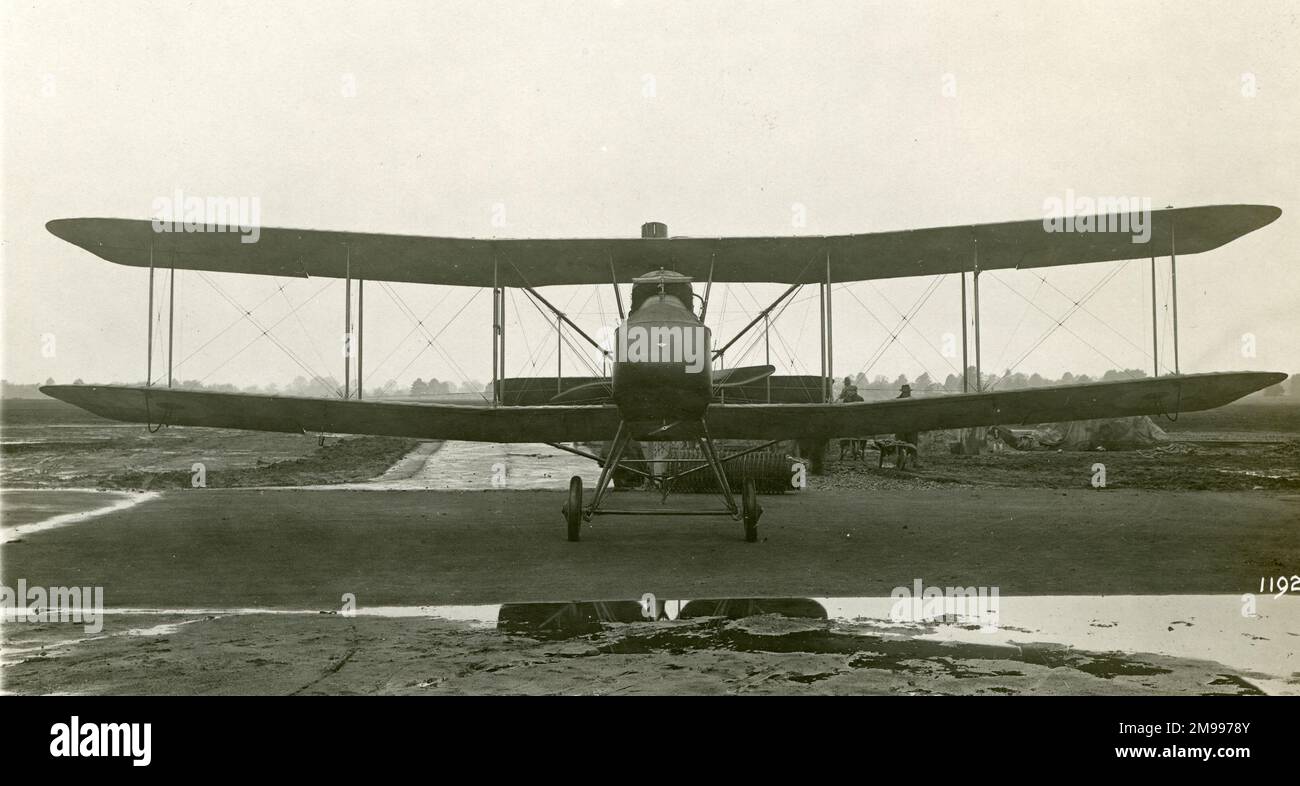 The first Royal Aircraft Factory FE2h, A6545, at Martlesham Heath Stock ...
