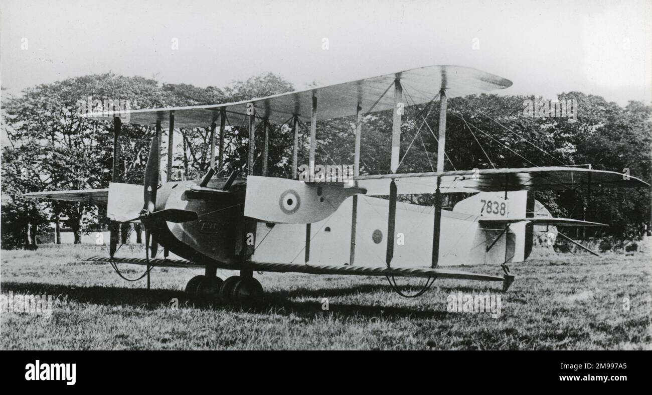 The sole Armstrong Whitworth FK6, 7838 Stock Photo - Alamy