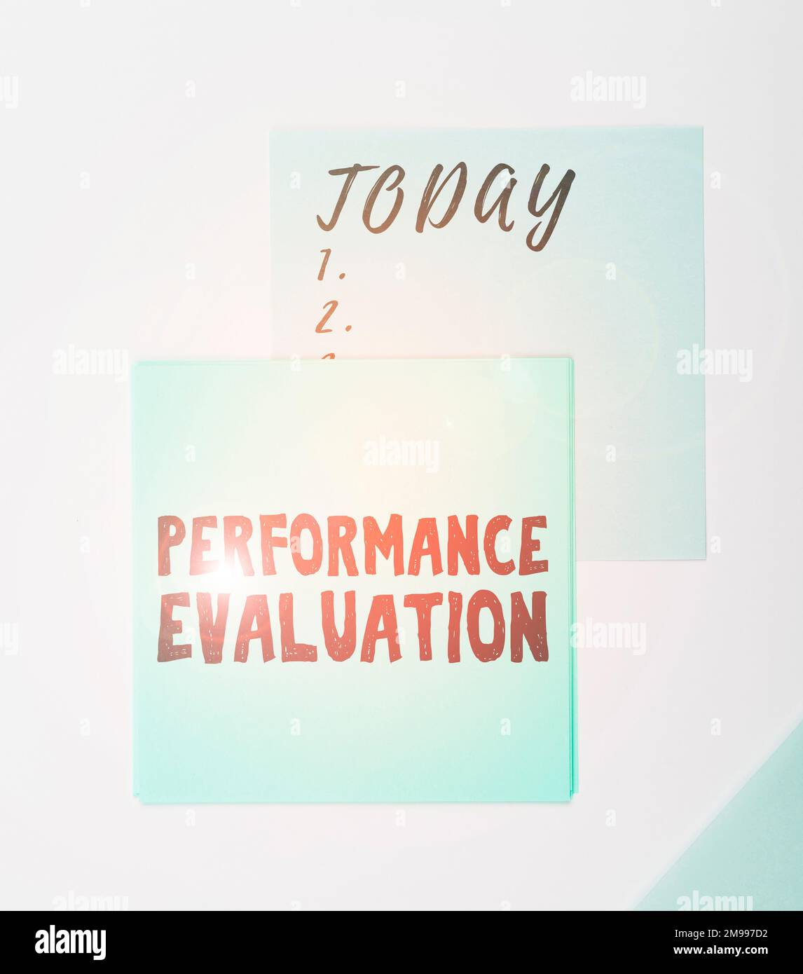 Text Showing Inspiration Performance Evaluation Business Concept The Development And Action