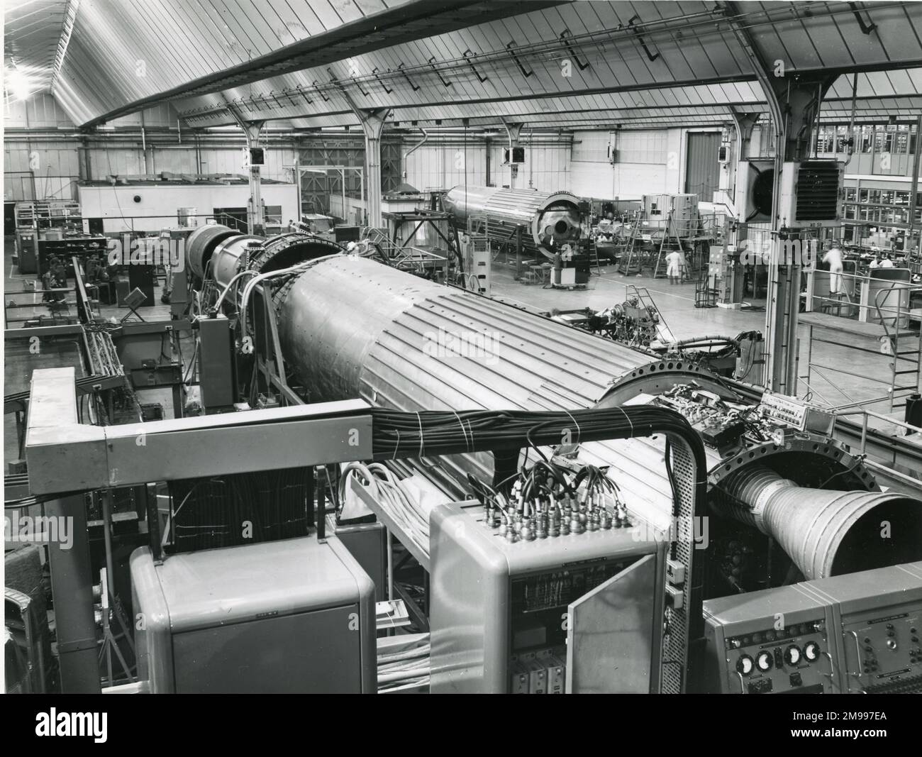 Complete Blue Streak electrical mock-up for circuit testing at ...