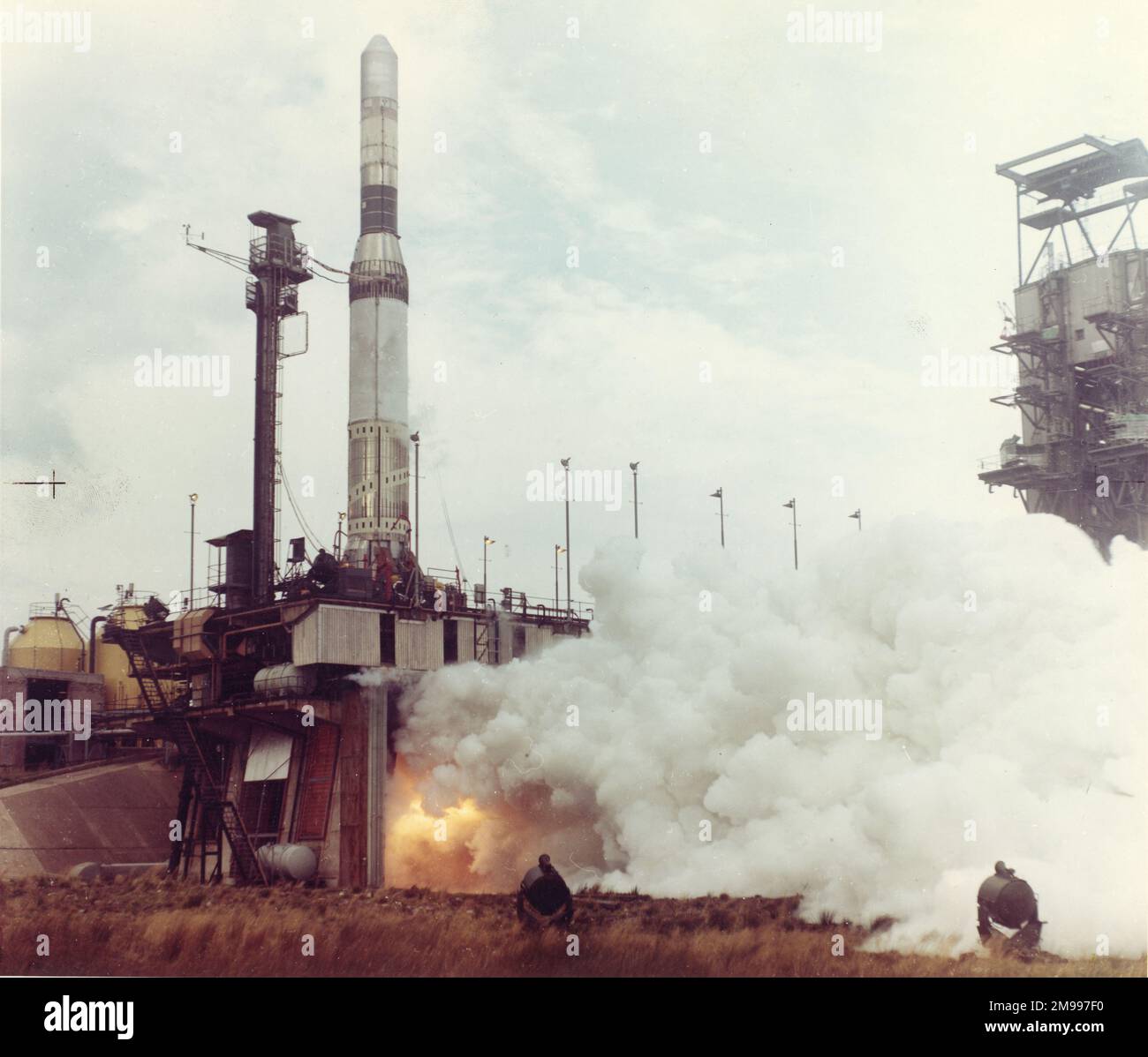 Blue Streak test at Spadeadam Stock Photo - Alamy