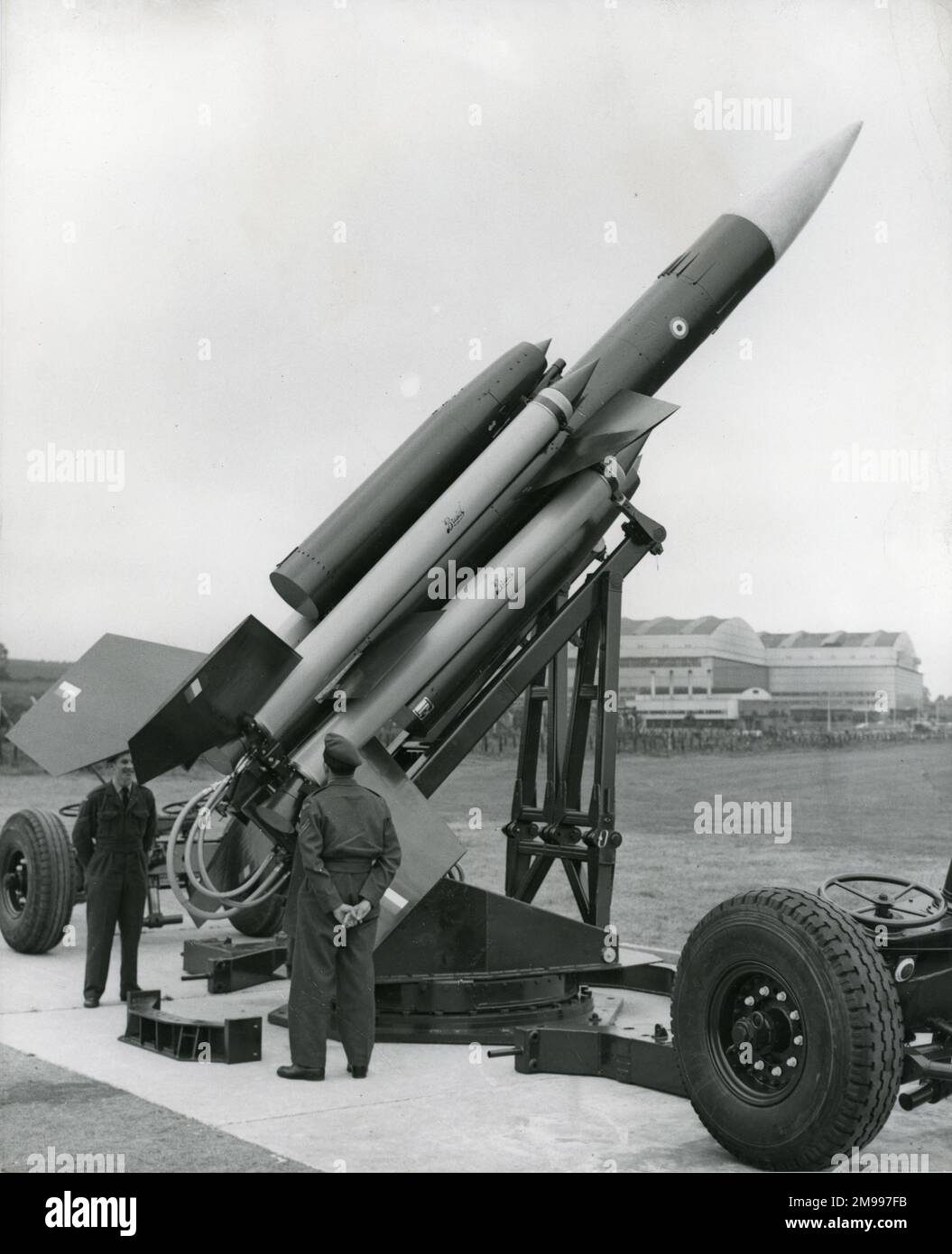 Bristol Bloodhound surface-to-air guided missile was unveiled at Filton ...