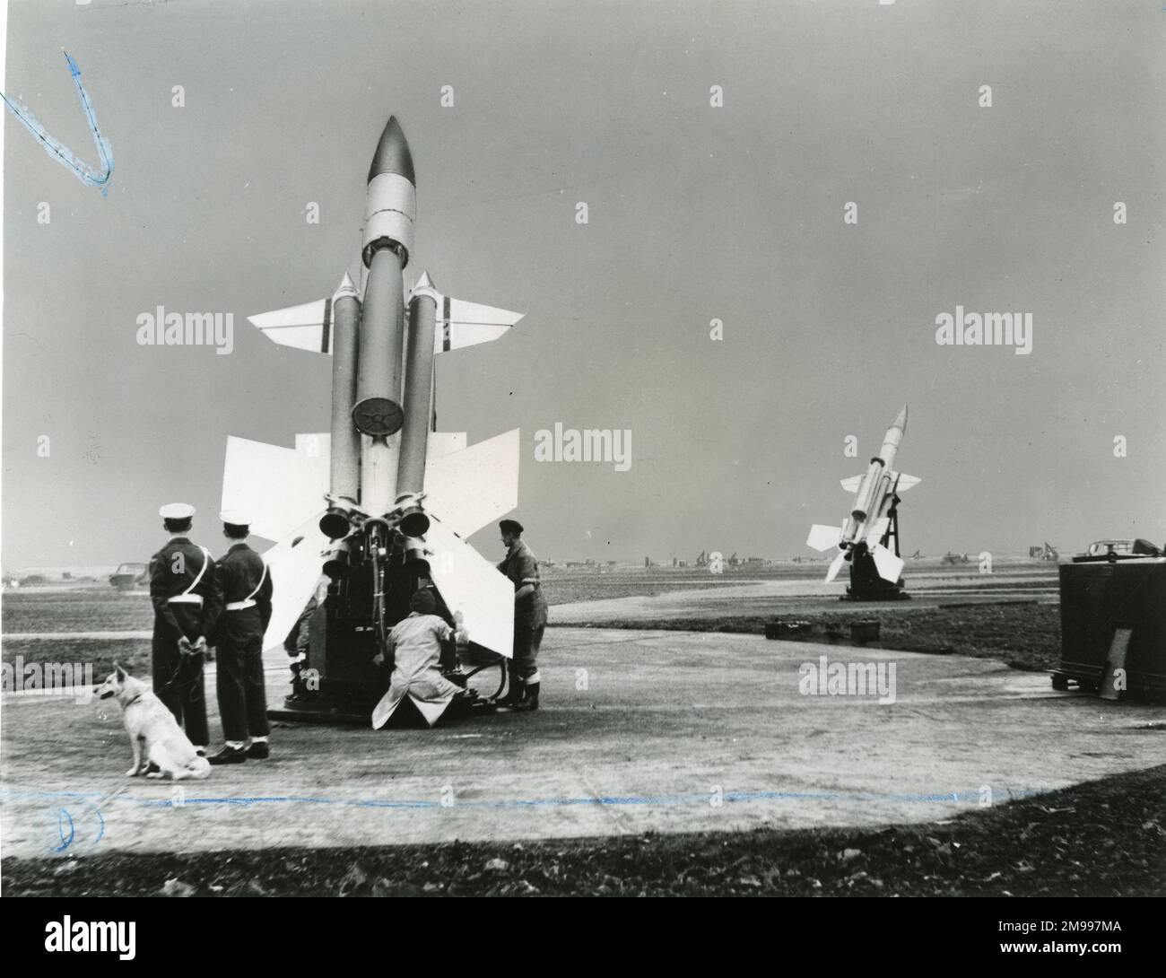 Bristol Bloodhound surface-to-air guided missile at Britain?s first ...