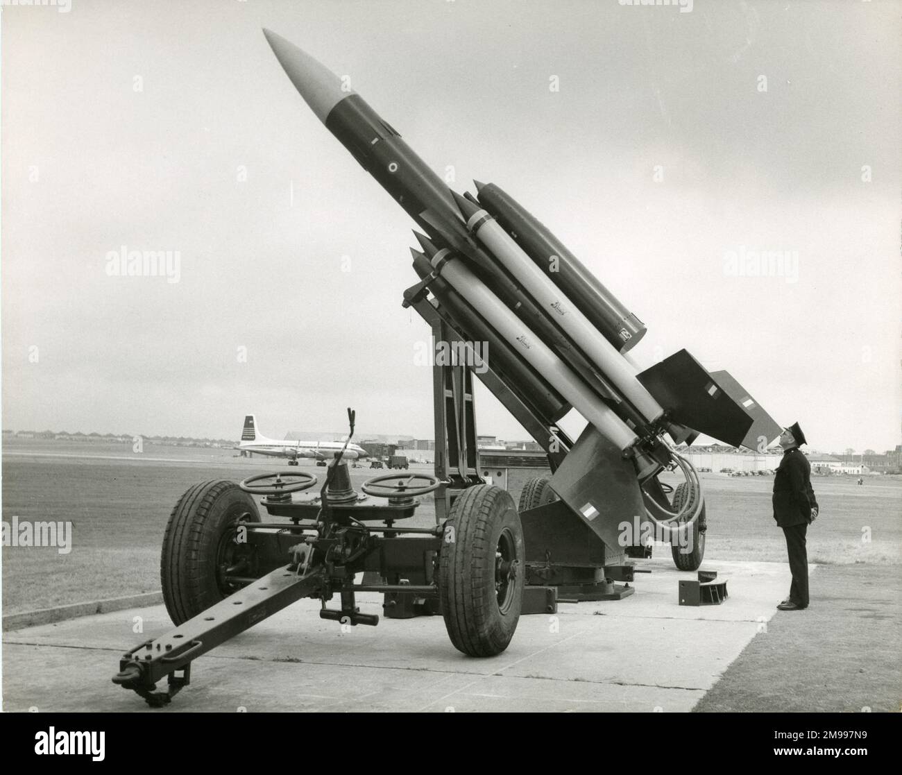 Bristol Bloodhound surface-to-air guided missile was unveiled at Filton ...