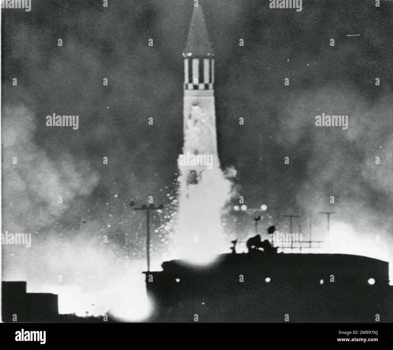 Chrysler Jupiter intermediate range ballistic missile (IRBM) launched ...