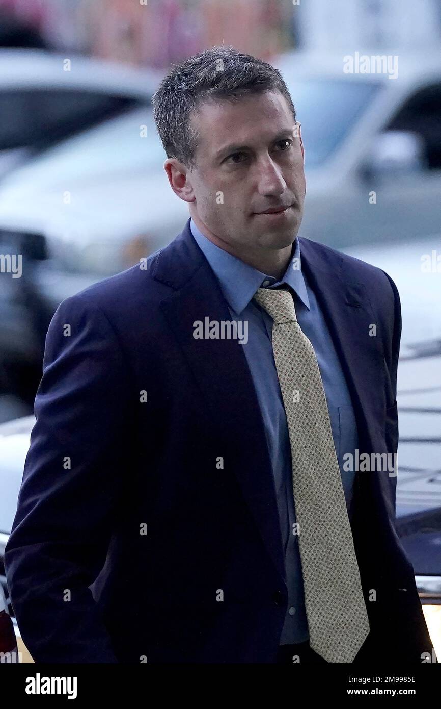 Alex Spiro, attorney for Elon Musk, arrives at a federal courthouse in ...