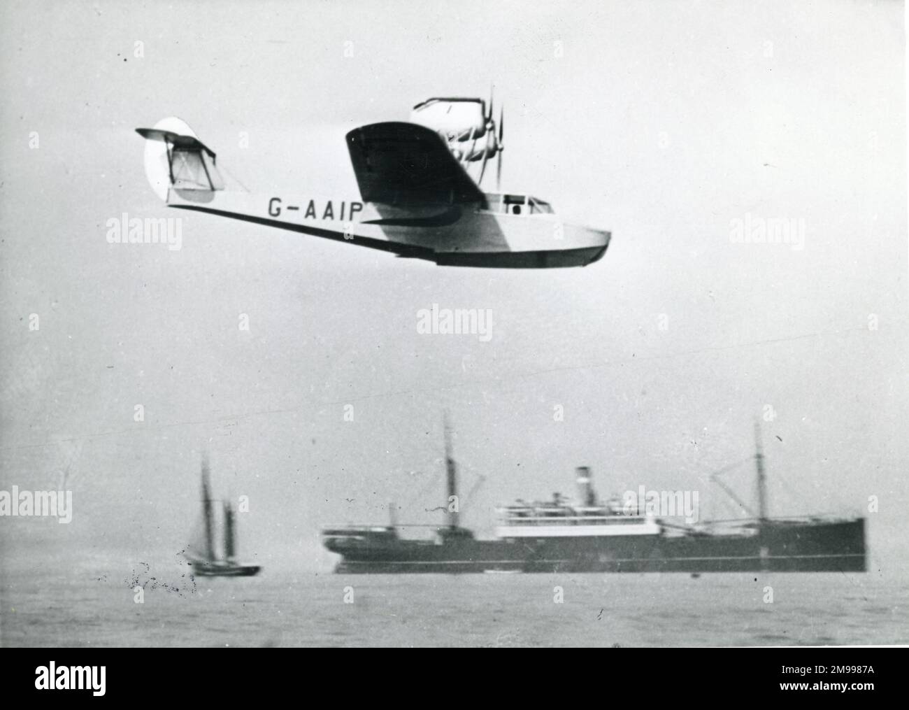 The first Saunders-Roe A17 Cutty Sark, G-AAIP Stock Photo - Alamy