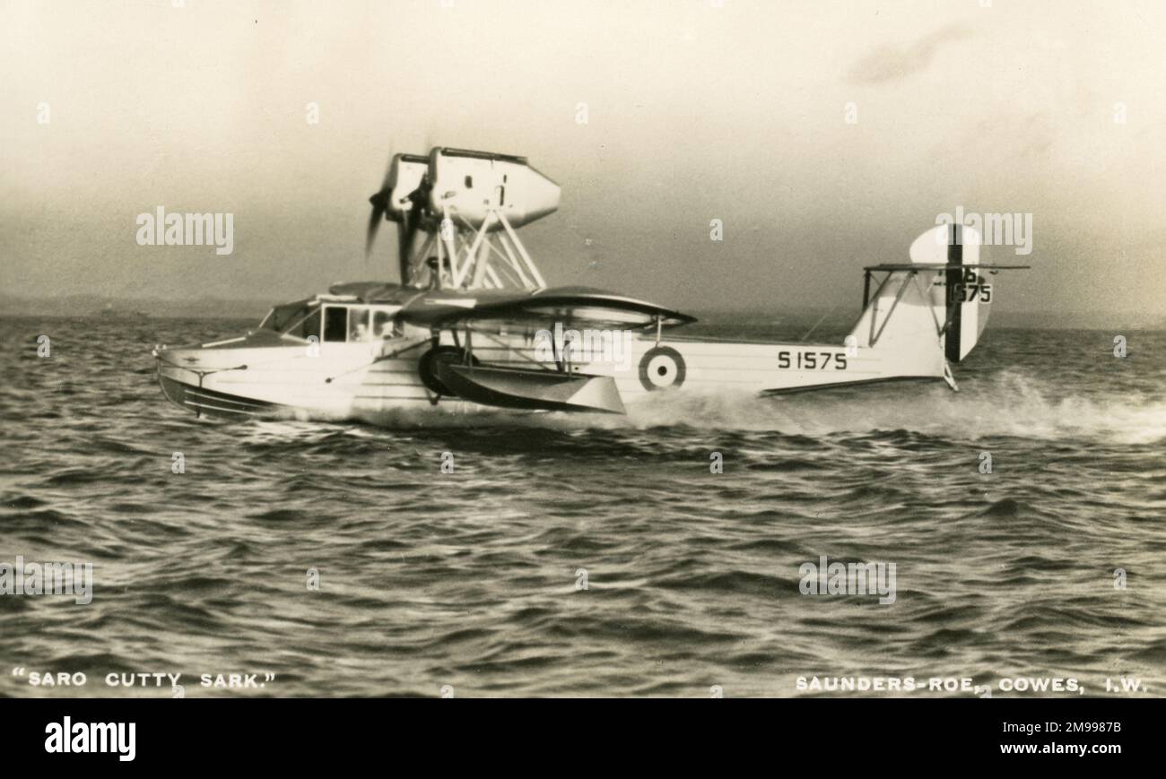 Saunders-Roe A17 Cutty Sark, S1575, was considered by the Seaplane ...