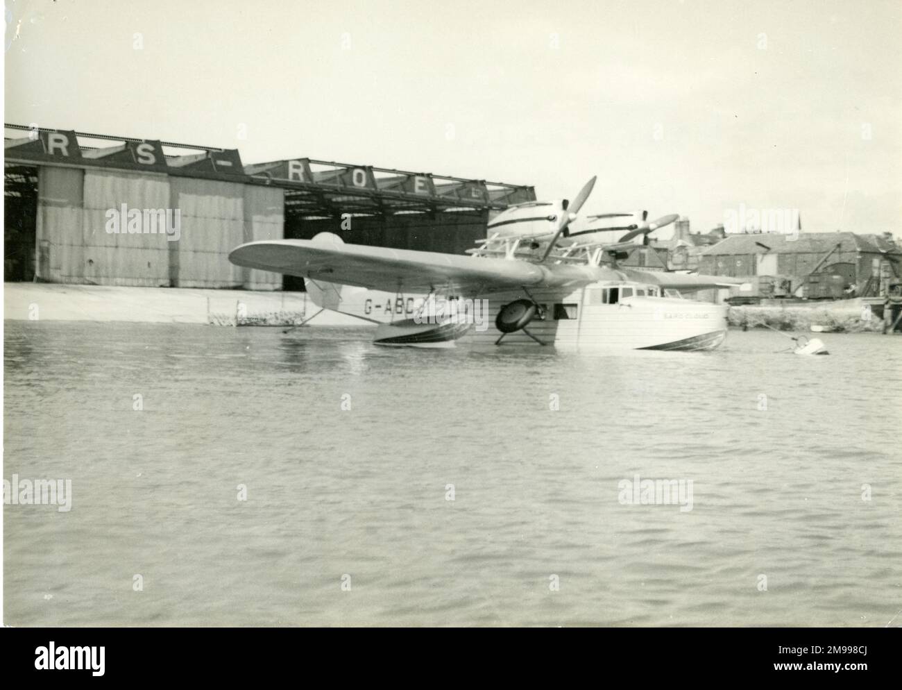 The first Saunders-Roe A19 Cloud, G-ABCJ, following re-engining with 16 ...