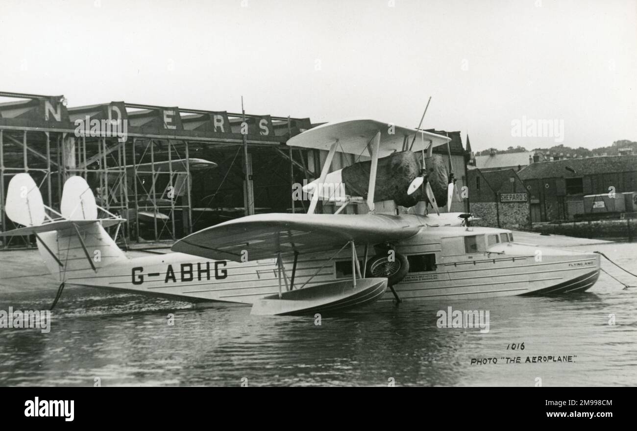 Saunders-Roe A19 Cloud, G-ABHG, in revised form with two 425hp Pratt ...