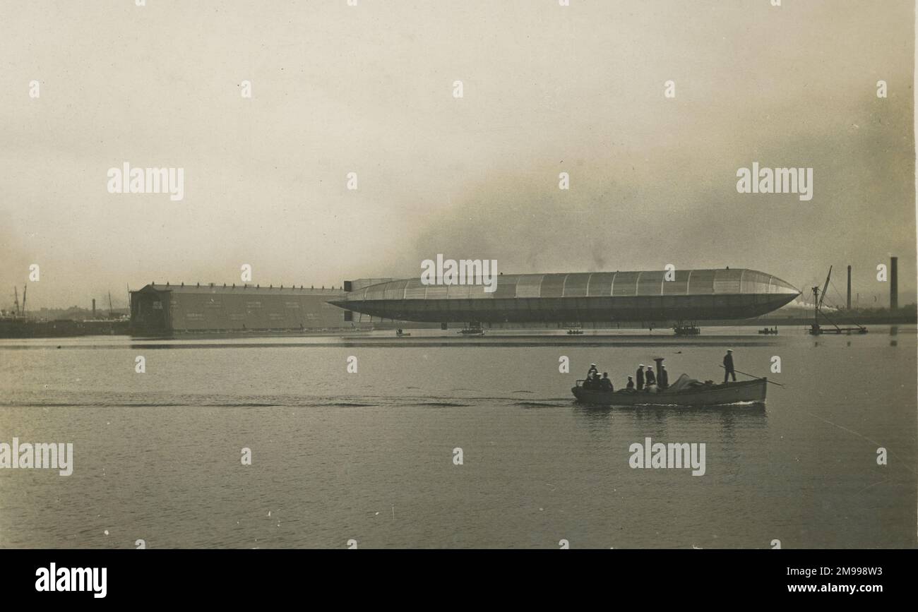 HMA No1 Mayfly at its mast in Cavendish Dock, Barrow-in-Furness Stock ...