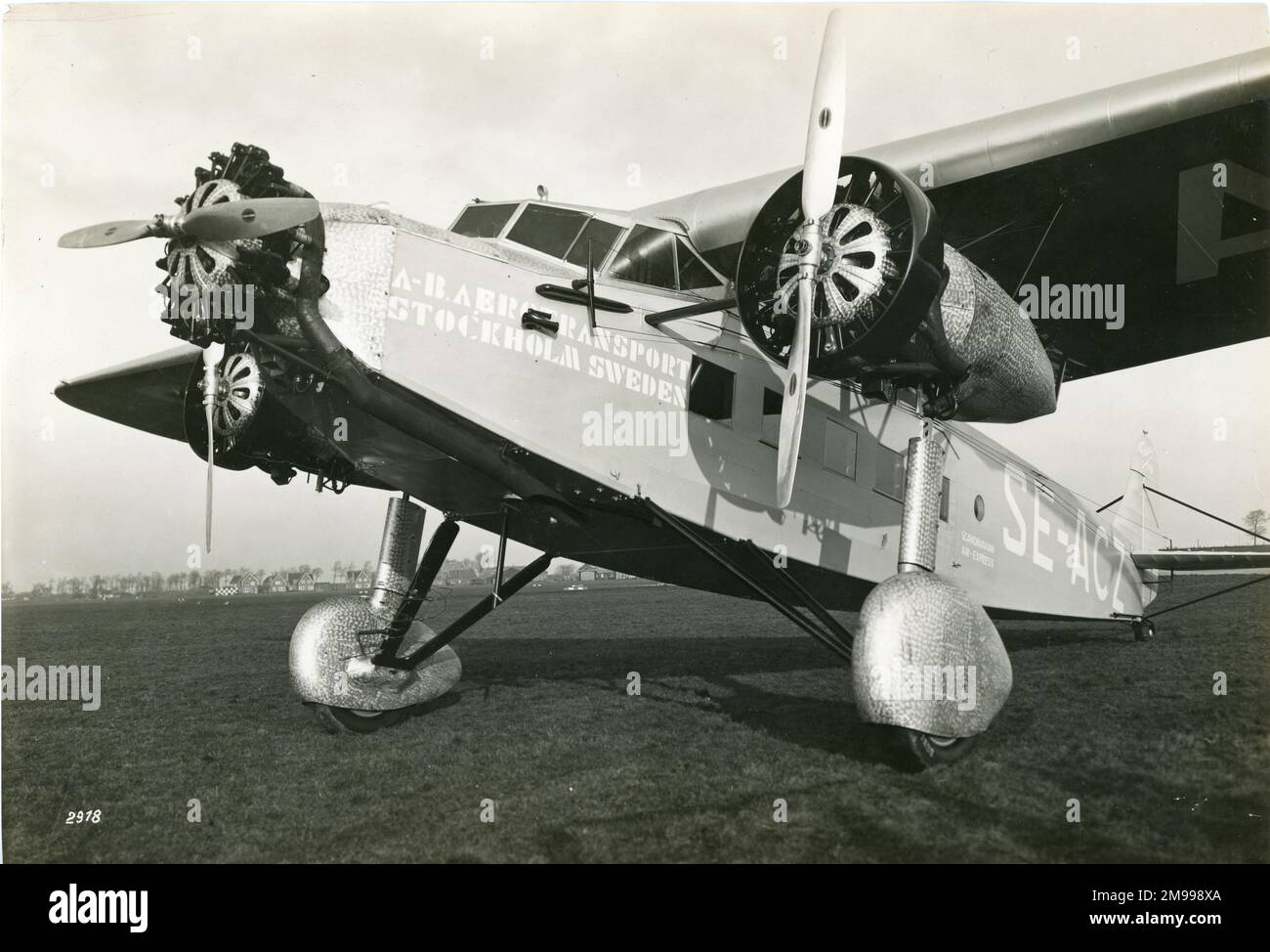 Fokker FXII, SE-ACZ, of A-B Aerotransport Stock Photo - Alamy