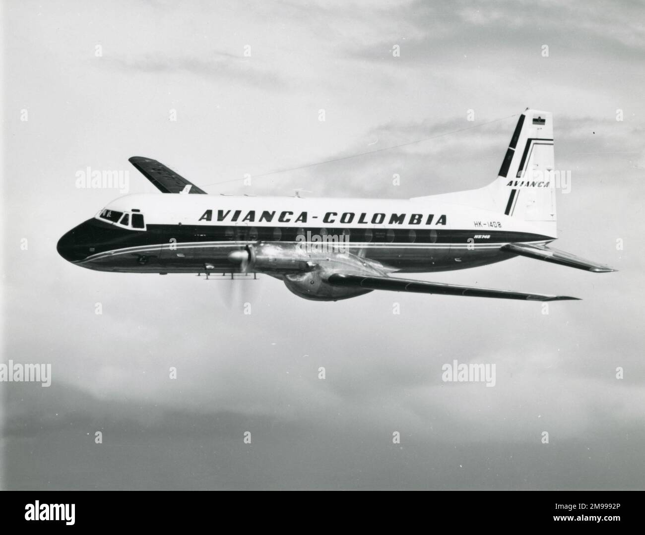 Hawker Siddeley HS748 Series 2A, HK-1408, of Avianca Stock Photo - Alamy