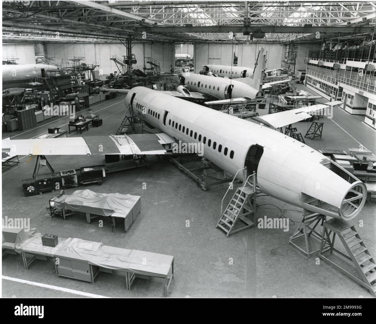The first British Aerospace ATP under construction at Woodford on 24 ...