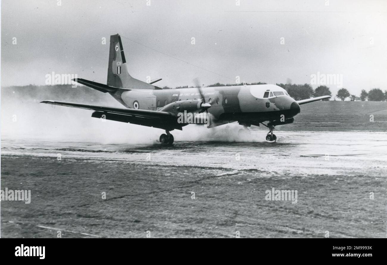 Hawker Siddeley Andover C1, XS639, at Middle Wallop Stock Photo - Alamy