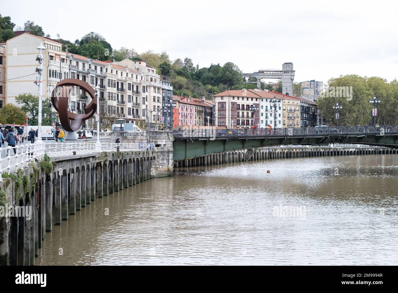 Sculpture by Jorge Oteiza, Bilbao, Basque Country Stock Photo - Alamy