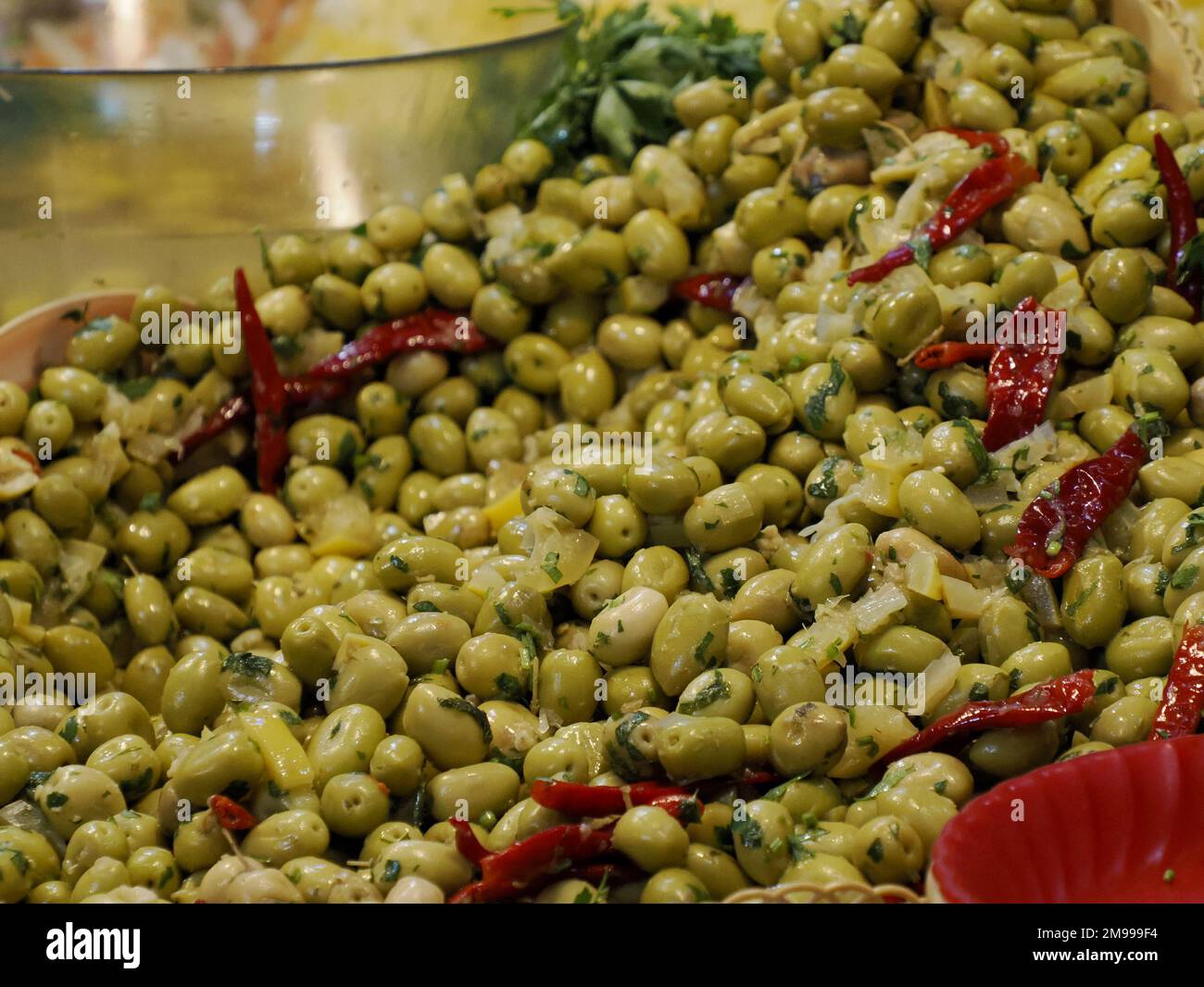 Morocco fez market olives hi-res stock photography and images - Alamy