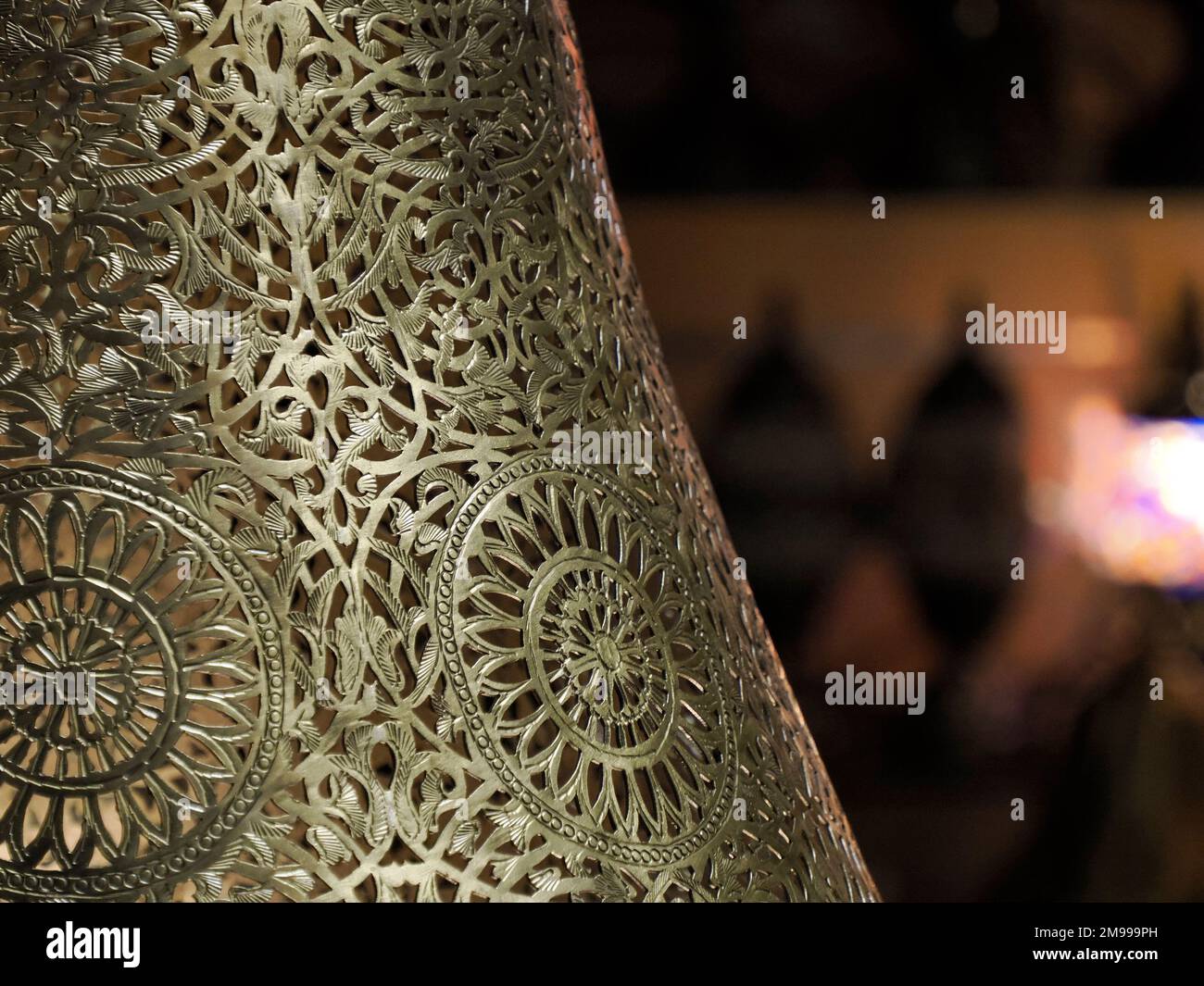 Closeup detail of the traditional moroccan lamp lantern Stock Photo - Alamy