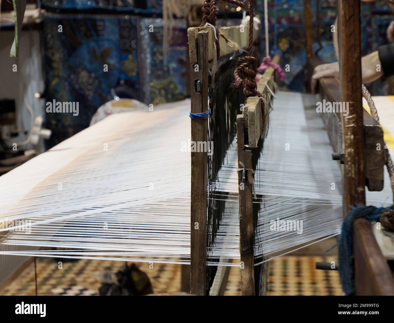 Moroccan textile factory hi-res stock photography and images - Alamy