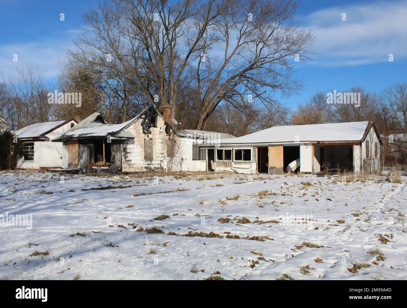 Detroit abandoned houses hi-res stock photography and images - Alamy