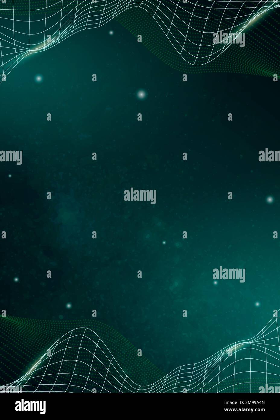 Green 3D abstract wave pattern background vector Stock Vector Image ...