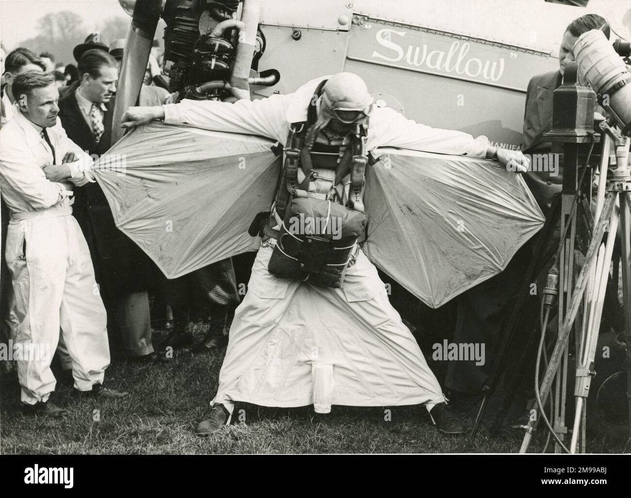 ?Birdman? Clem Sohn, 1910-1937, at Hanworth early in May 1936 Stock ...