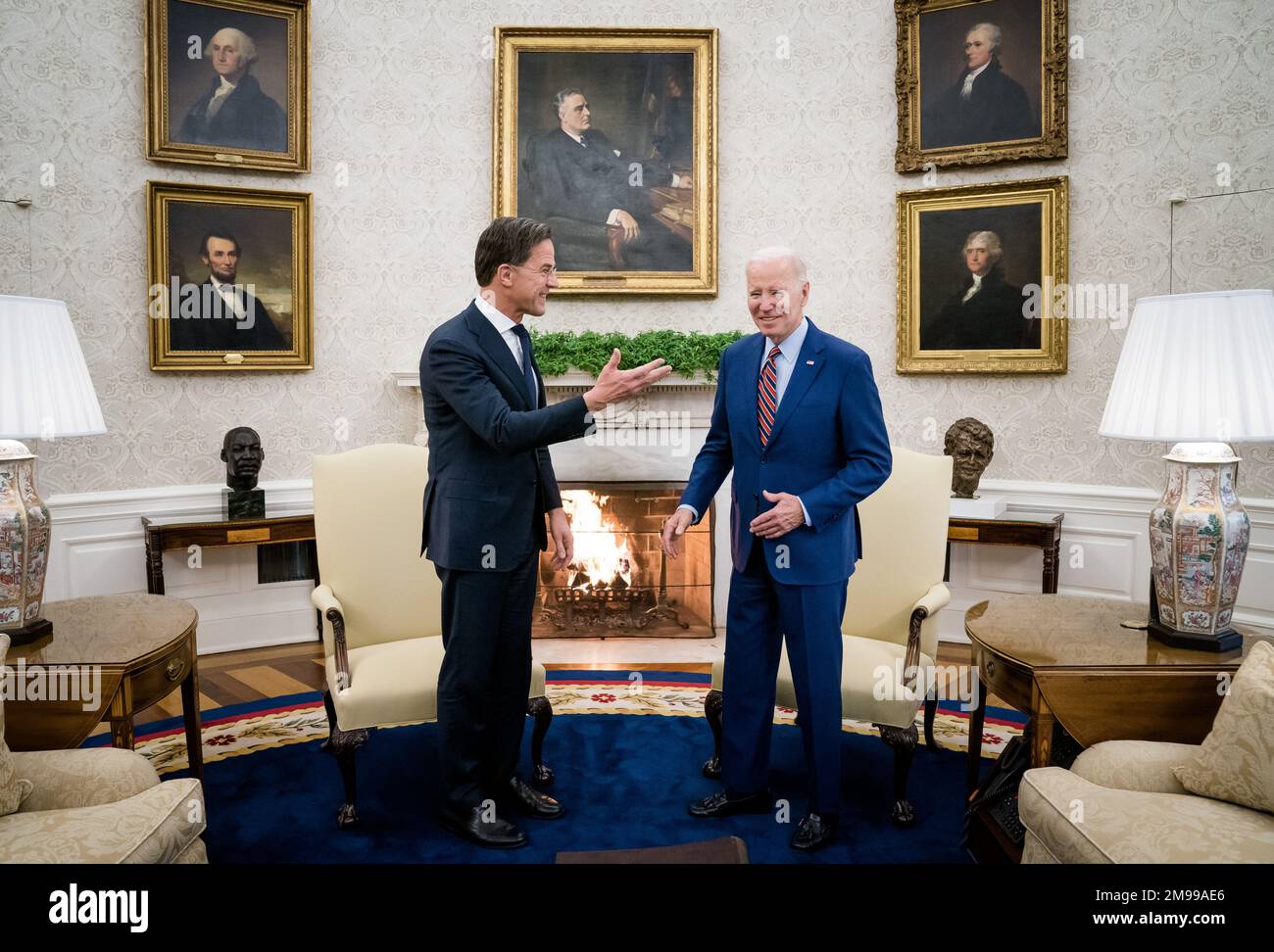 Washington DC, USA. 17th Jan, 2023. WASHINGTON - Prime Minister Mark ...