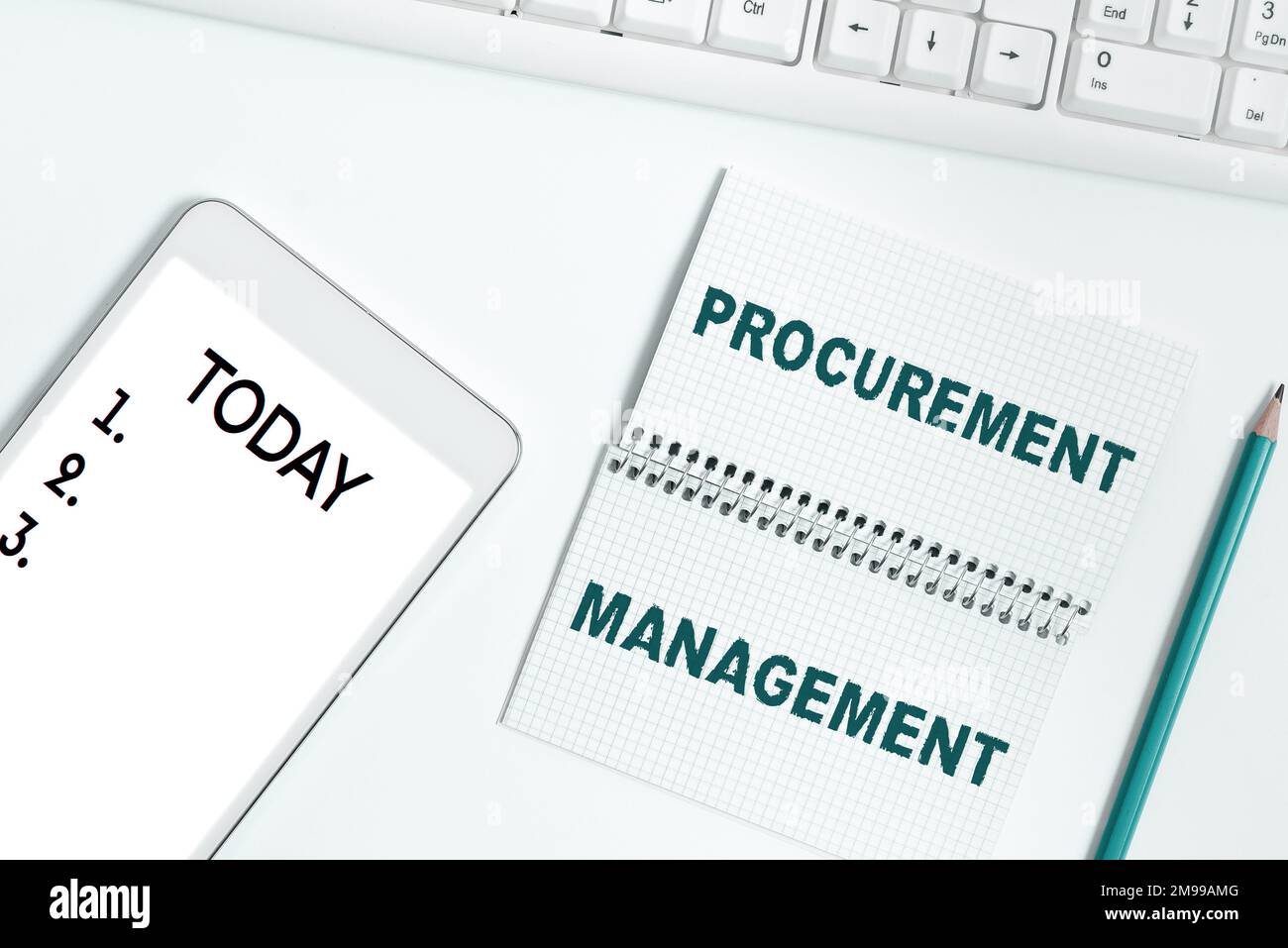 Sign displaying Procurement Management, Business approach buying Goods ...