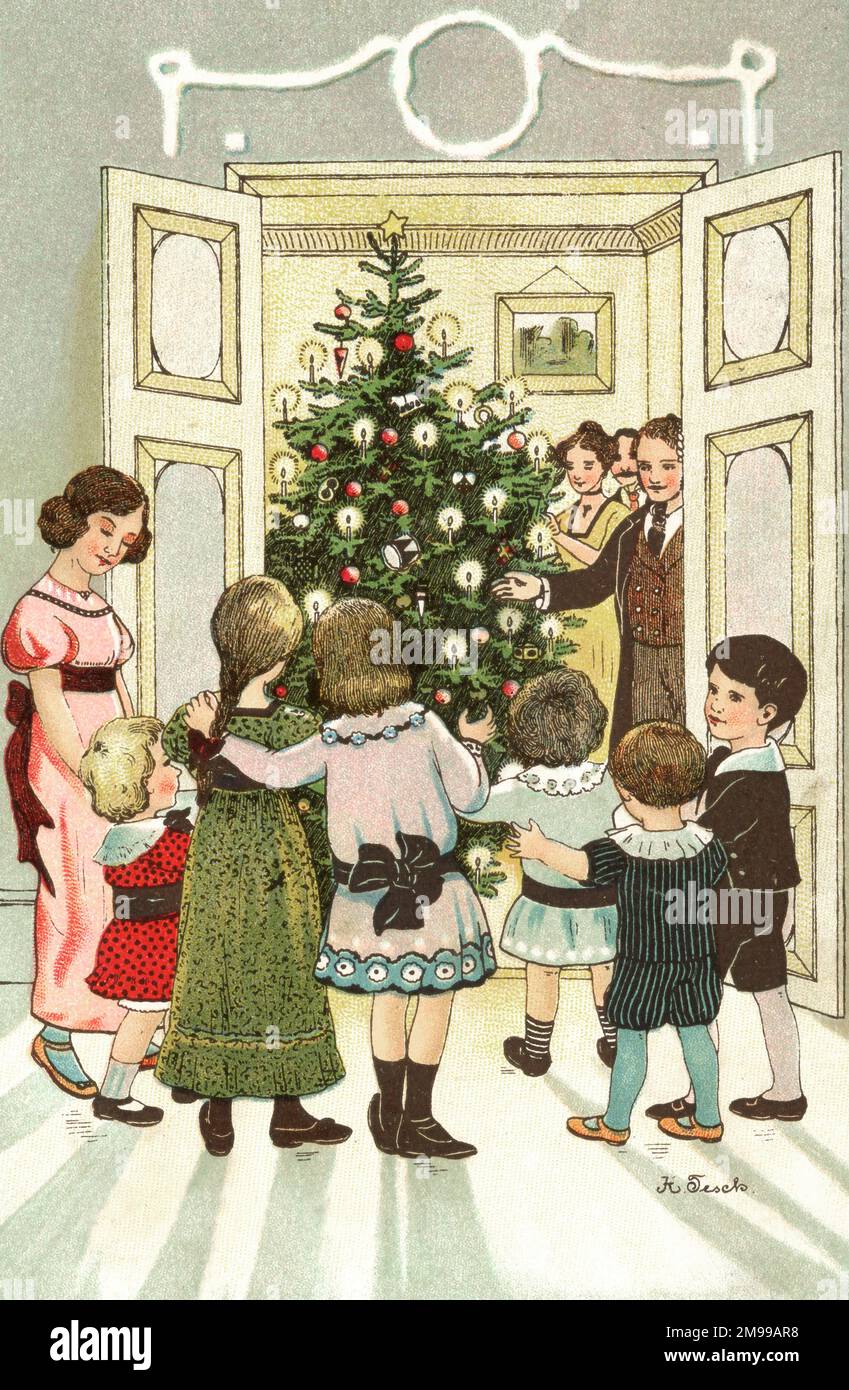 1920s family christmas hi-res stock photography and images - Alamy
